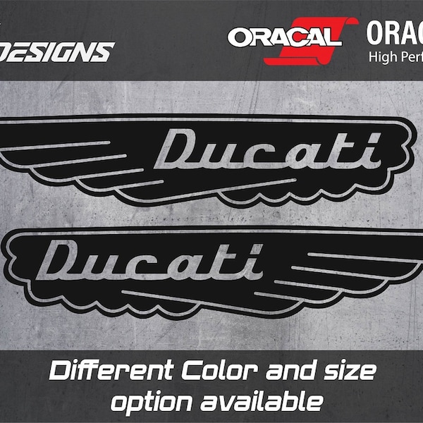 Ducati Tank Decals - Etsy UK