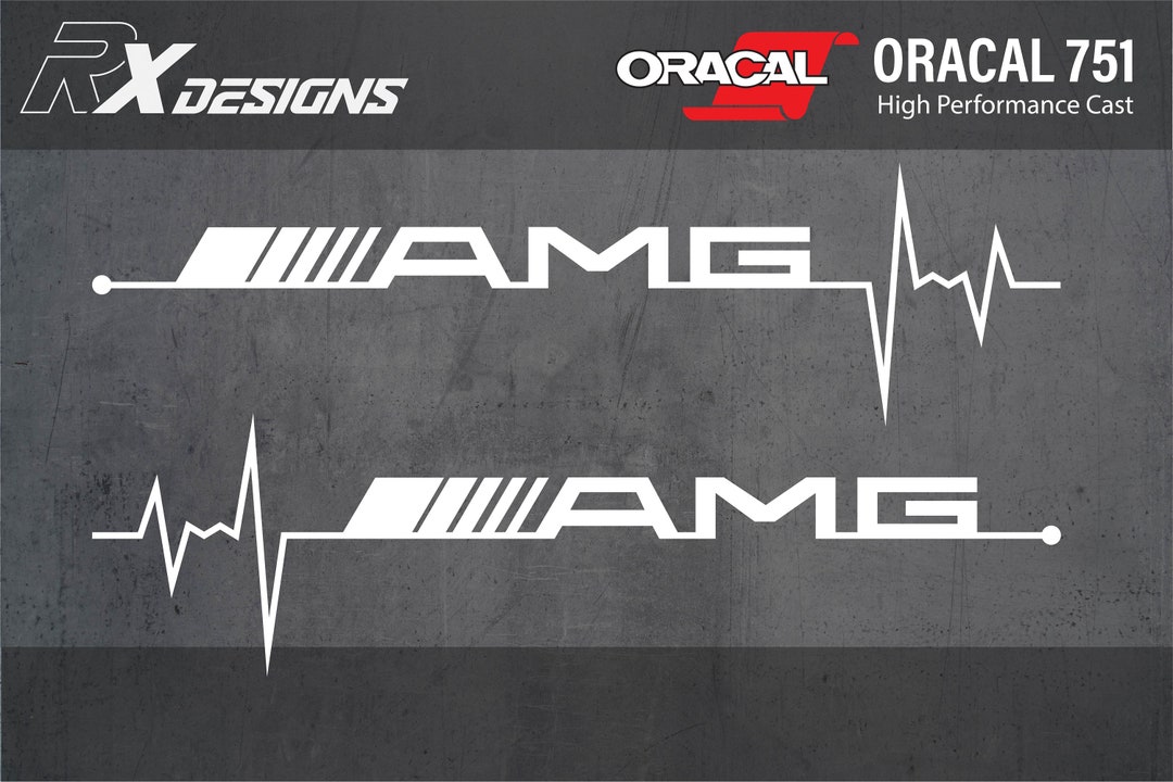 2x AMG Car Decal, Sticker AMG Logo Decal, Cast Vinyl - Etsy