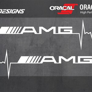 2x AMG Car Decal, Sticker AMG Logo Decal, Cast Vinyl - Etsy