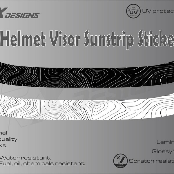 Helmet Visor Strip - Etsy