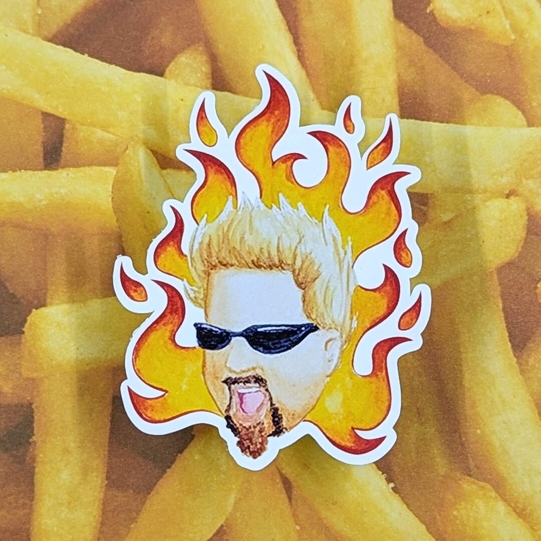 Guy Feiri Watercolor Sticker - Etsy