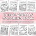 Ocean Animals Coloring Book, Instant Download, Kids Activity, Easy ...