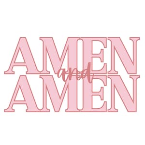 AMEN and AMEN Png File, Instant Digital Download, Jesus Christ ...
