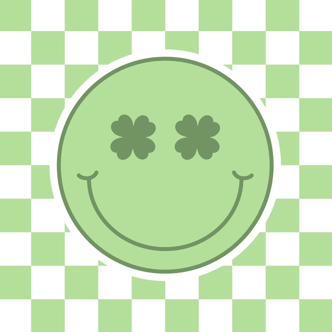 Saint Patrick's Day Smiley Face PNG SVG, Girly Shirt (digital Download ...