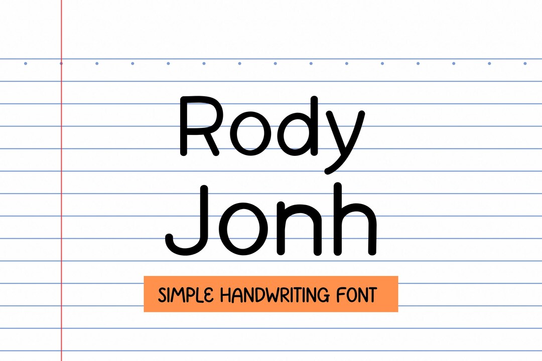 Handwritten Font , OTF, Handwritten Font, Study Font, Simple Font, Neat ...