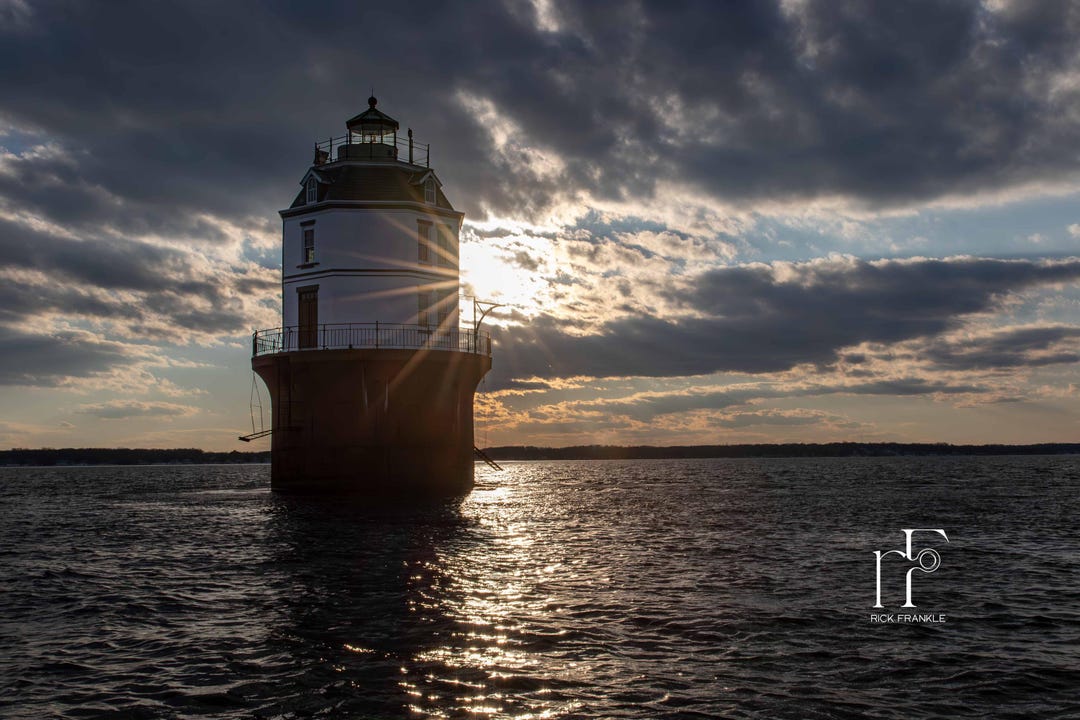 Baltimore Harbor Lighthouse Sunset Photo Print, Chesapeake Bay Wall Art ...