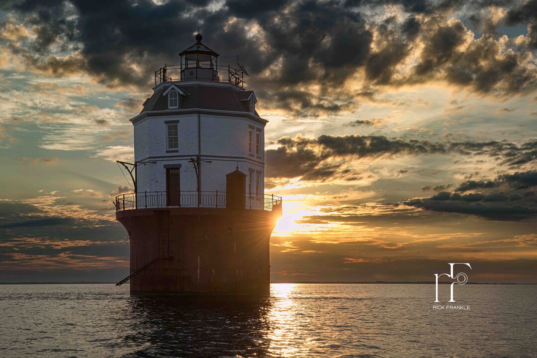 Baltimore Harbor Light Chesapeake Bay Lighthouse Travel Fine Art Print ...