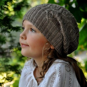 Fanciful Flower Hat Knitting Pattern - Etsy