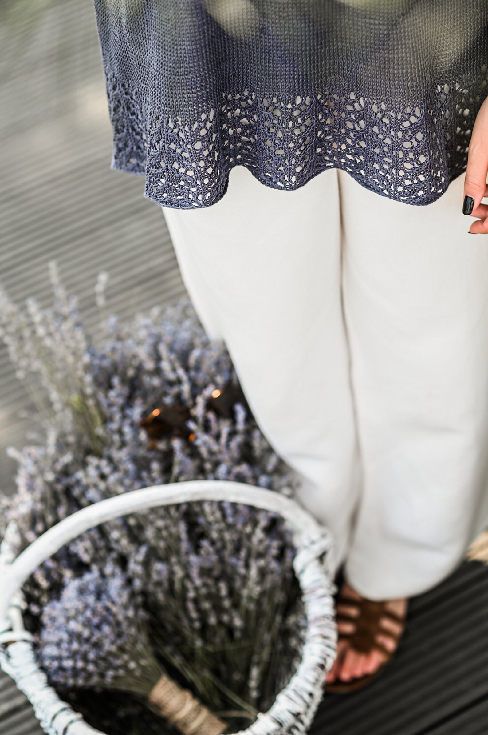 Pava Linen Top Knitting Pattern - Etsy