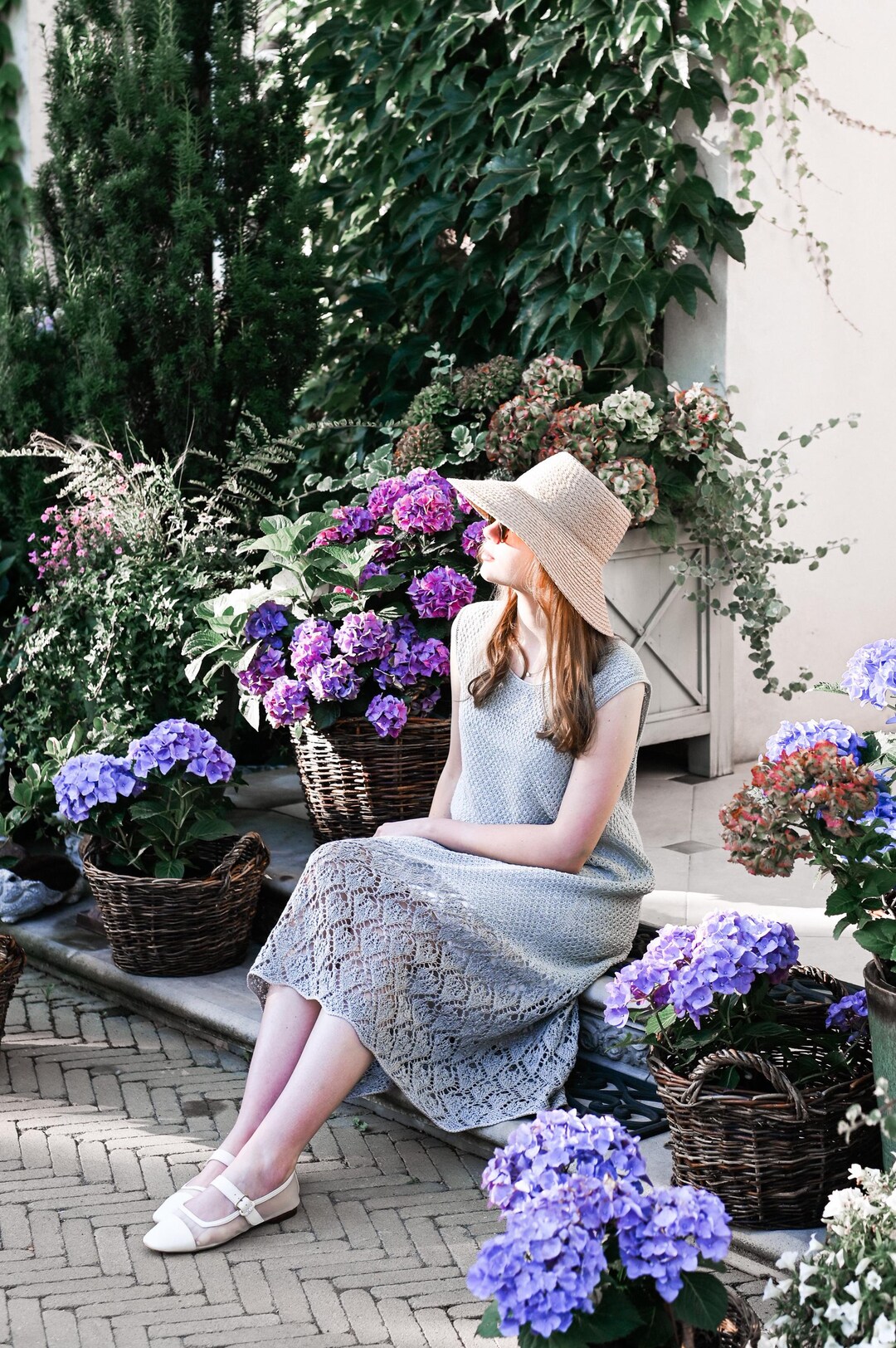 Wallflower in Bloom Linen Dress Knitting Pattern - Etsy