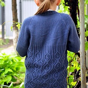 Marine Cardigan Knitting Pattern - Etsy