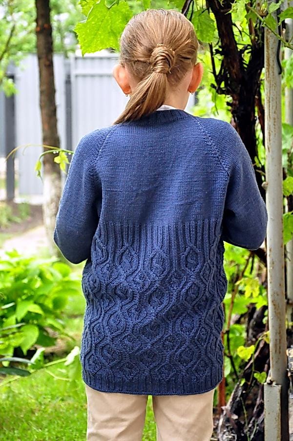 Marine Cardigan Knitting Pattern - Etsy