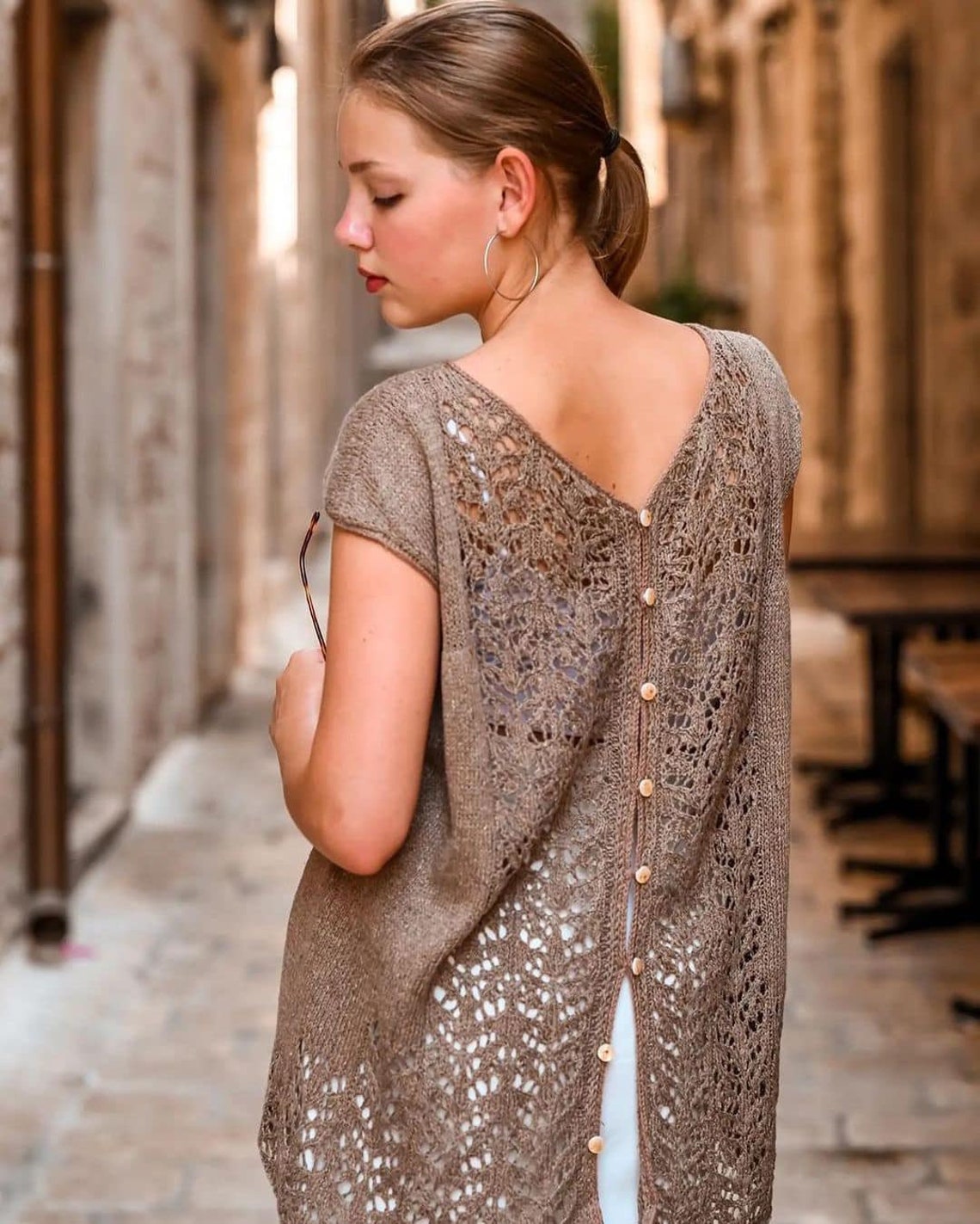 Vroda Linen Top Knitting Pattern - Etsy