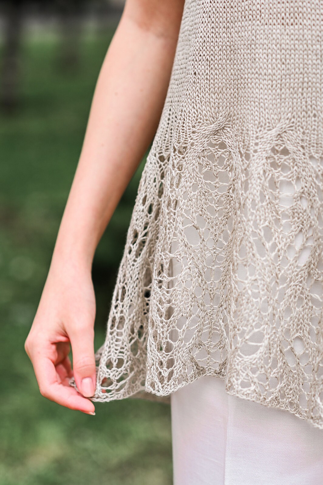 Chary Linen Top Knitting Pattern - Etsy