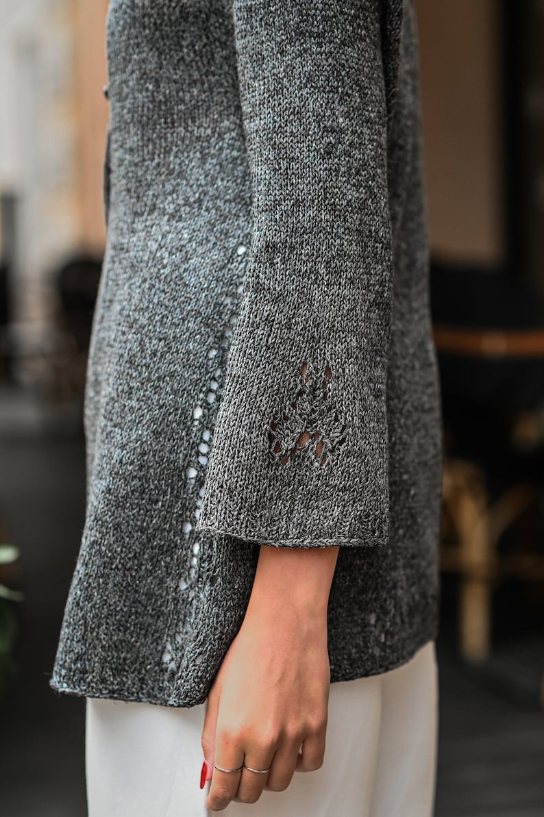 Etera Cardigan Knitting Pattern - Etsy