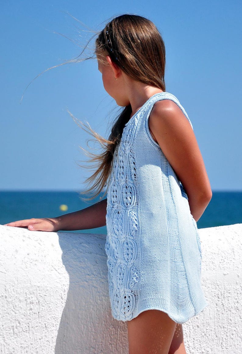 Blue Sea Beach Top Knitting Pattern - Etsy