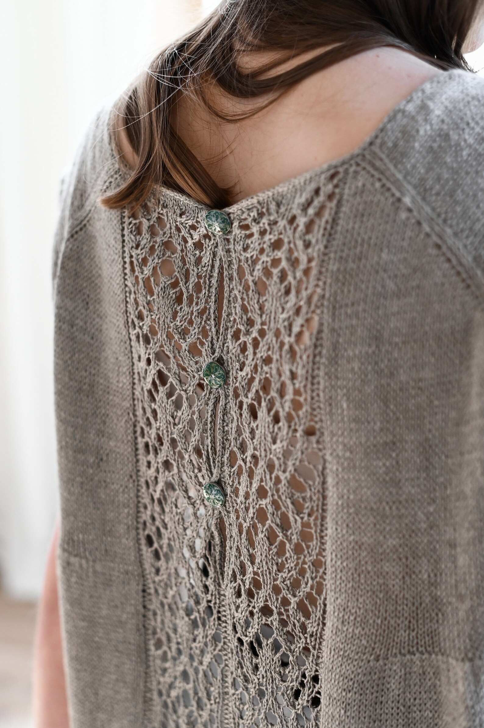 The Wonder Garden Linen Top Knitting Pattern - Etsy