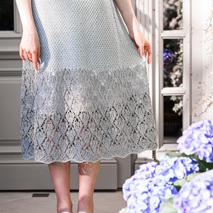 Wallflower in Bloom Linen Dress Knitting Pattern - Etsy