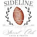 Sideline Social Club Football PNG Digital Download File - Etsy