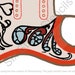 Jimi Hendrix Monterey Style Pattern Outline/stencil - Etsy