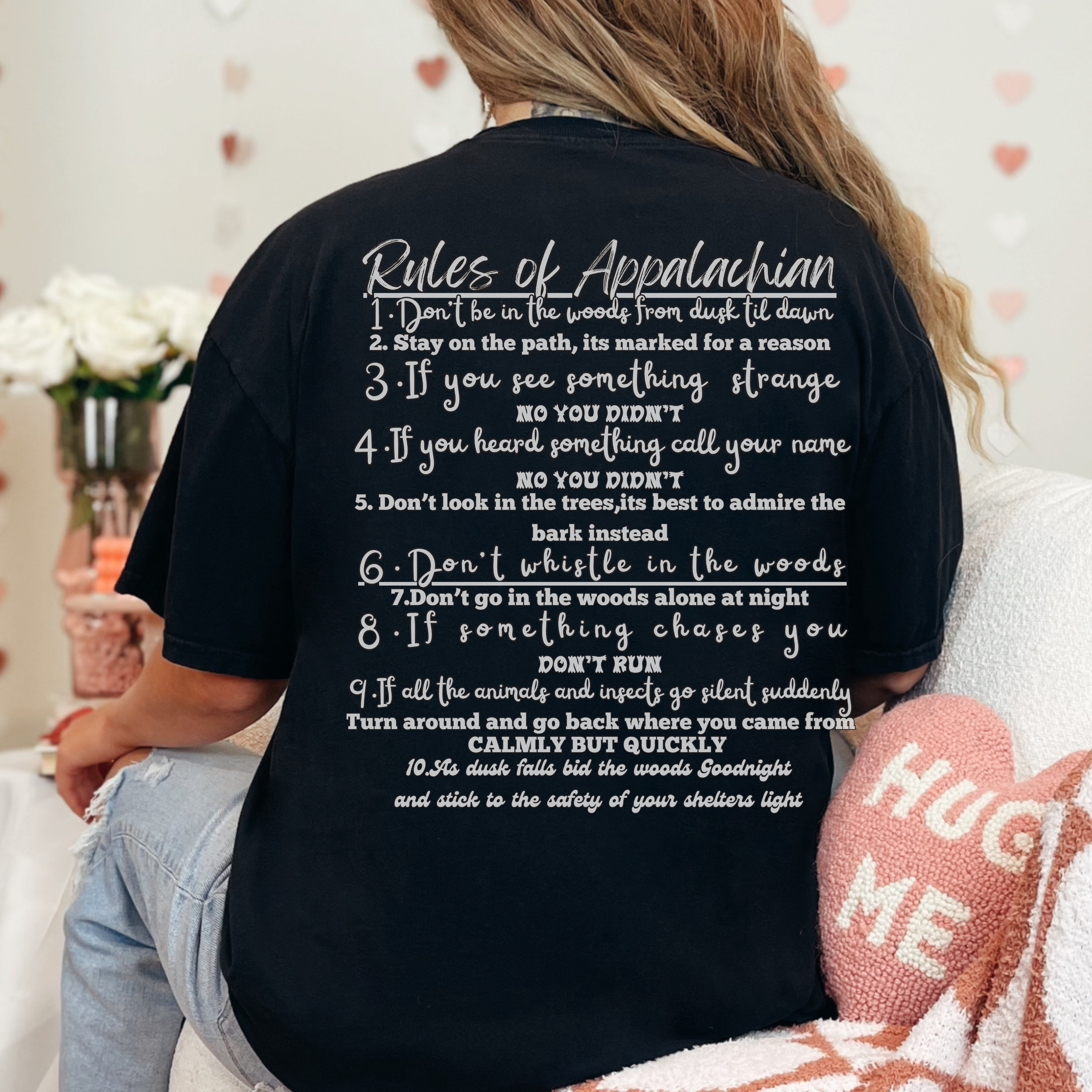 Appalachian Mountains Rules Tee Appalachian Survivor Shirt, Ten Rules ...