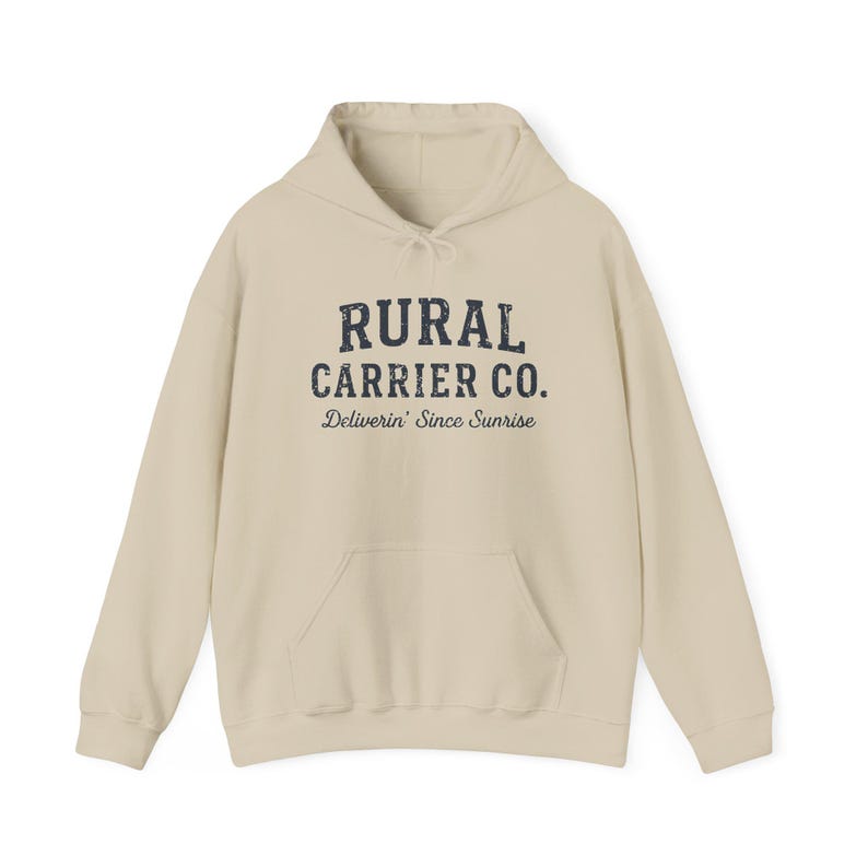 Rural Carrier Co Hoodie, Rural Postal Worker Gift, Cozy Vintage ...