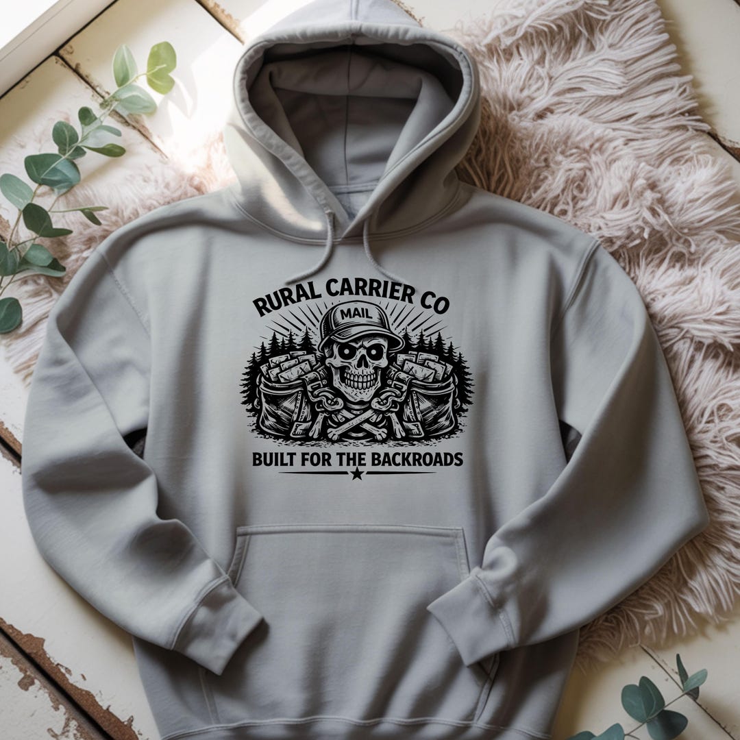 Rural Carrier Edgy Hoodie, Mail Carrier Sweatshirt | Postal Worker ...