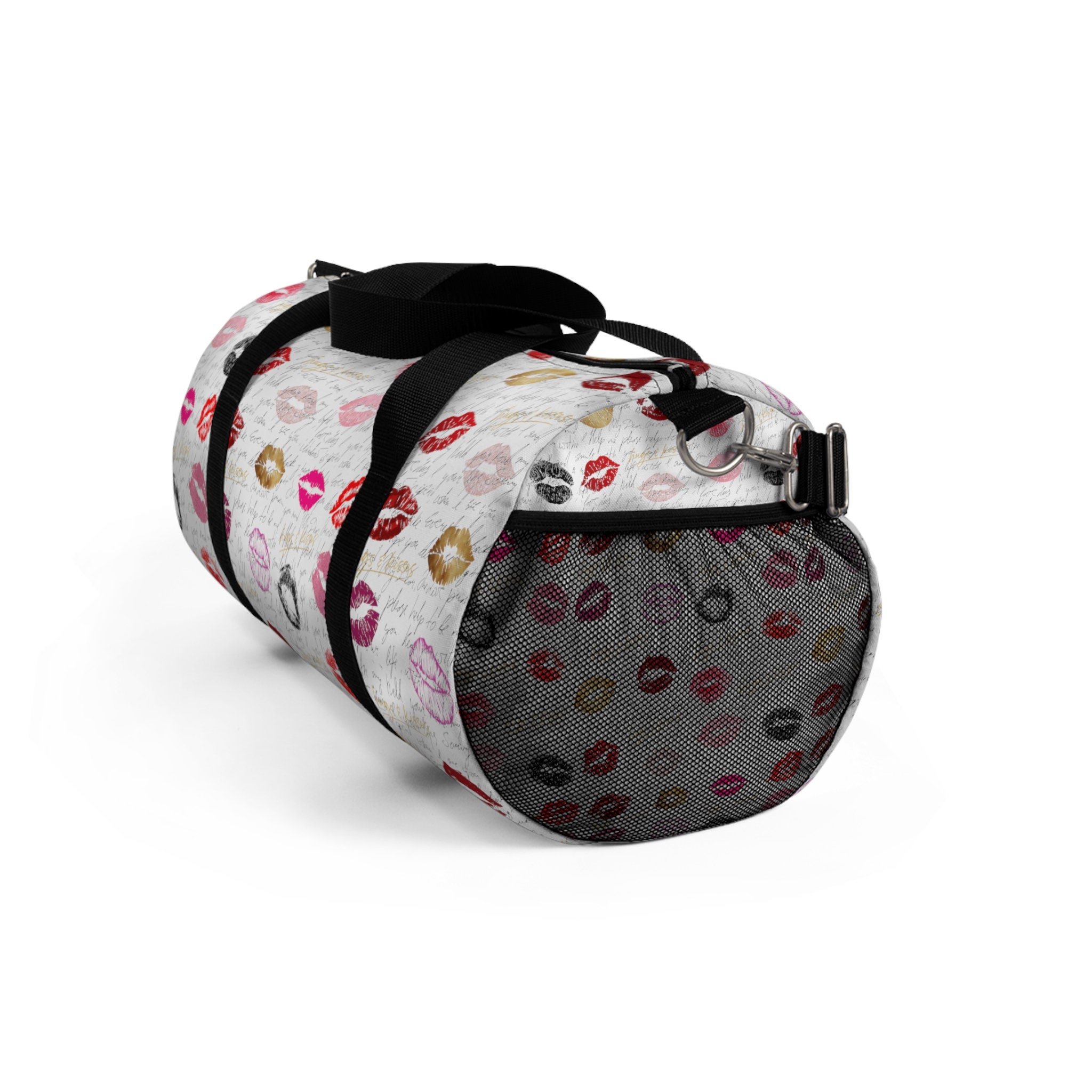 Lipstick Kiss Duffel Bag, Travel Duffel Bag, Weekender Duffel Bag ...