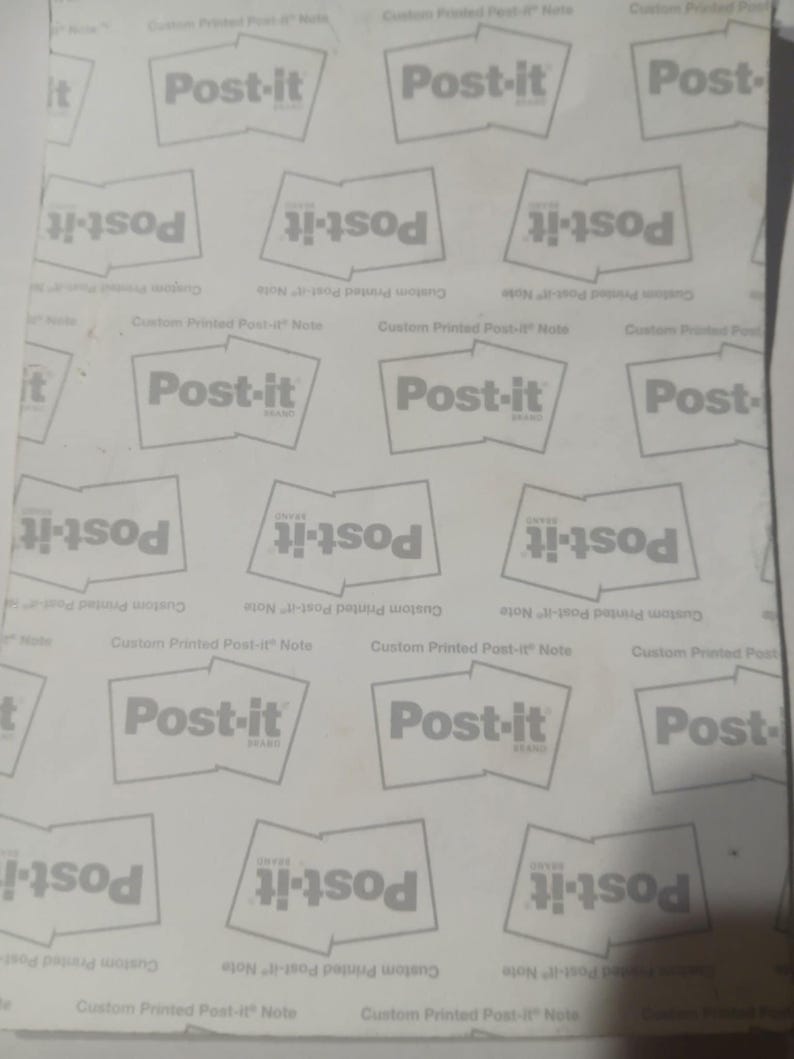 Custom Mail Carrier, Sticky Notes Personalized, Service Delivery Note ...