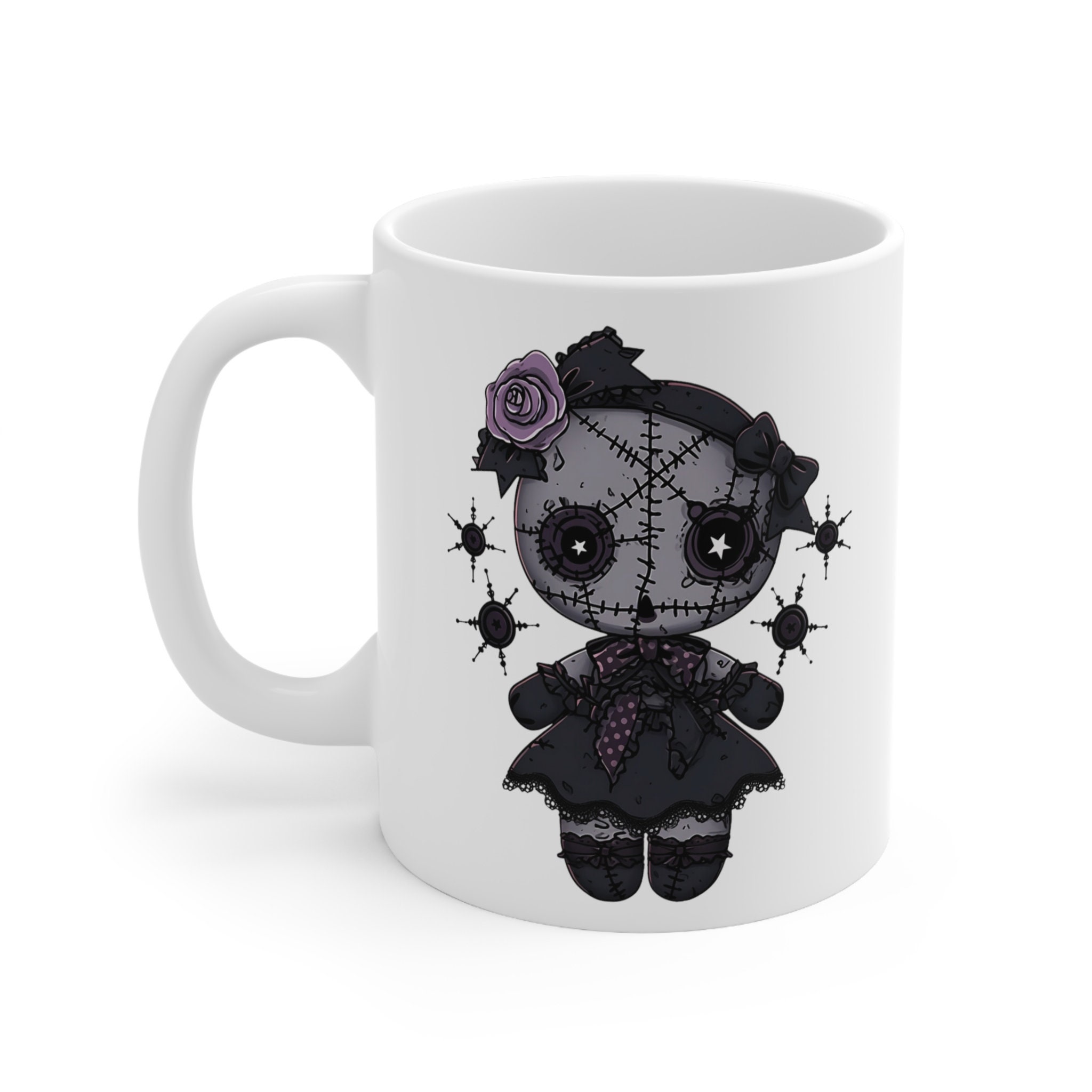 Gothic Voodoo Doll Mug Creepy Baby Doll Witchcraft Occult - Etsy