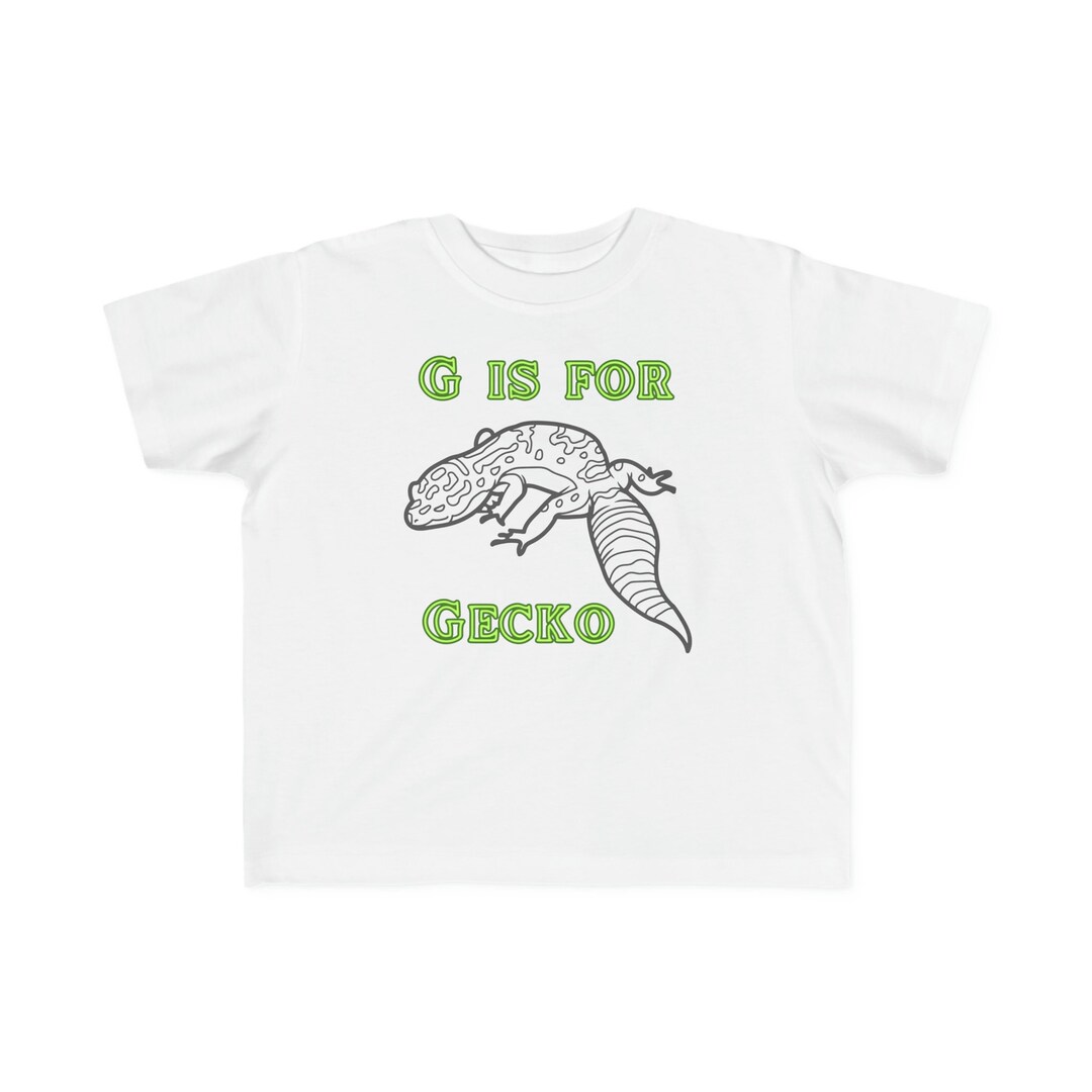 G is for Gecko Tee Toddler Leopard Gecko Shirt - Etsy