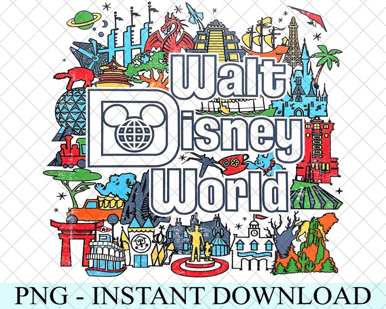 WDW Png, Mickey and Friends Png, Instant Digital Download Mickey Png ...