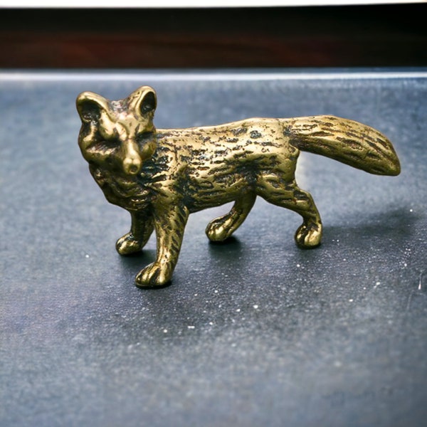 Brass Fox - Etsy