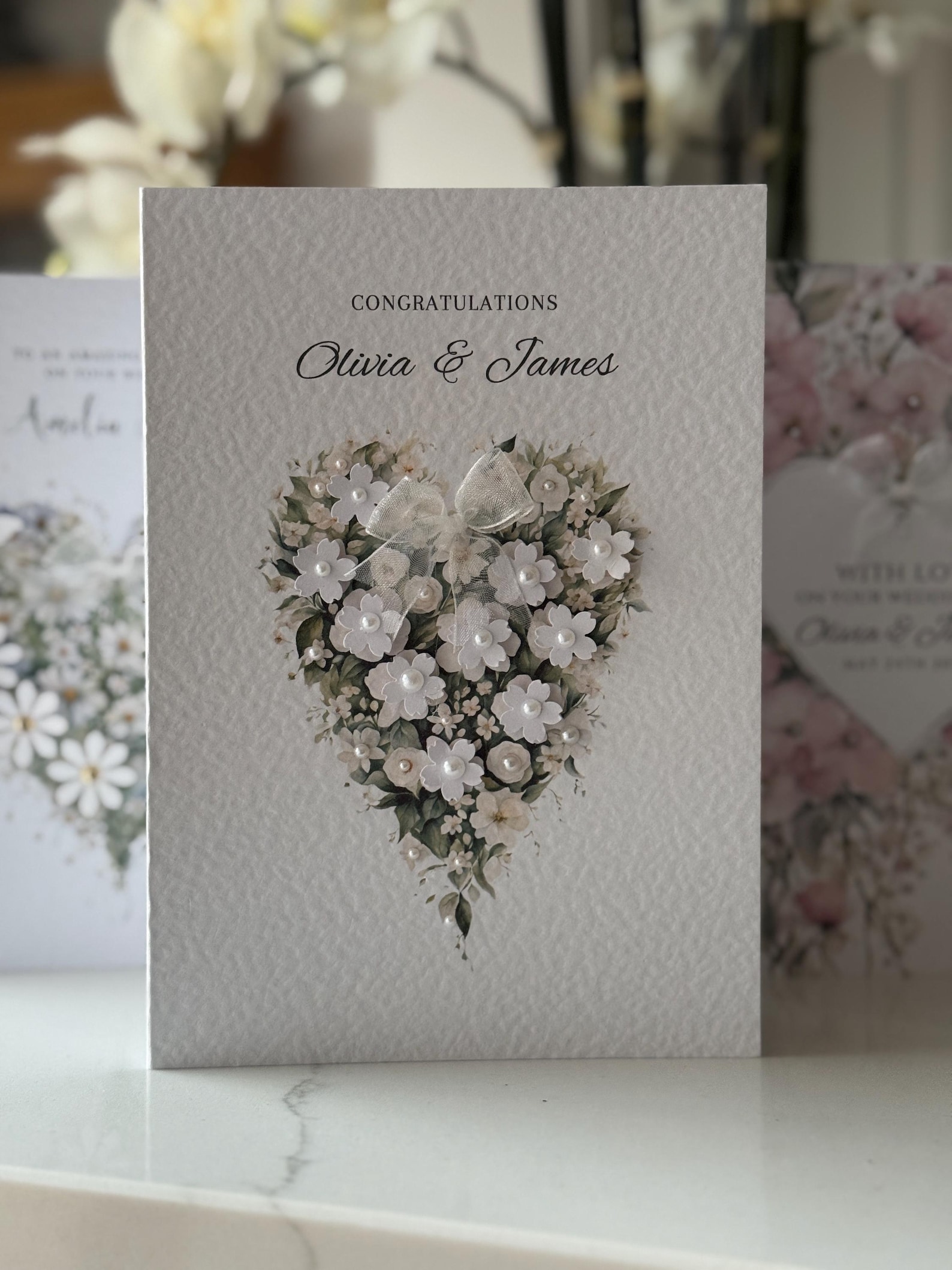 Personalised Handmade Wedding Card, Congratulations Wedding Card ...