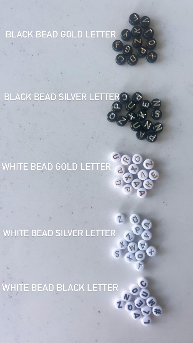 Custom Clay Bead Bracelet Stack: Personalized Team Spirit Jewelry - Etsy