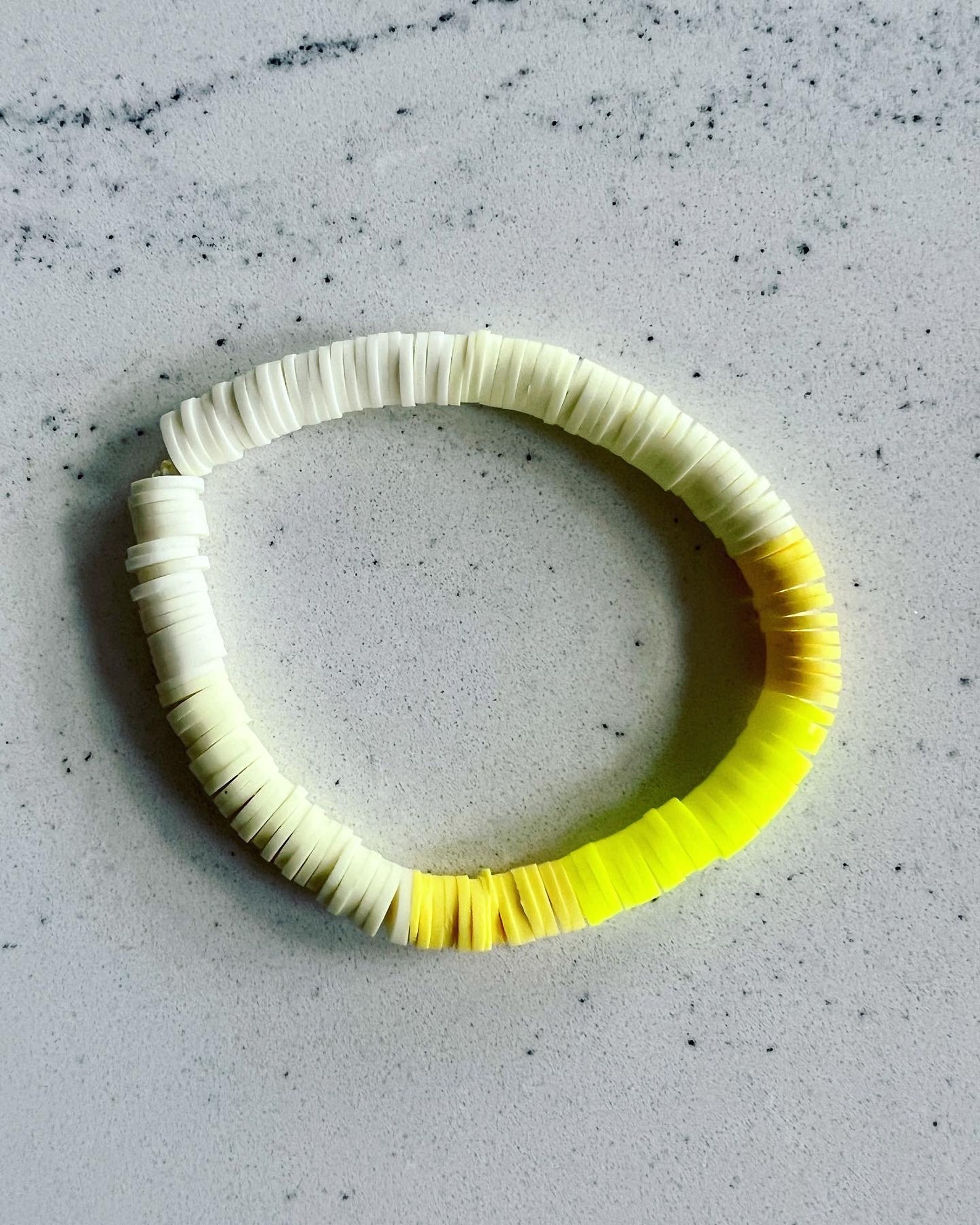 Sunset Over Miami Clay Heishi Bead Stack Bracelets, Stack Set for Men ...