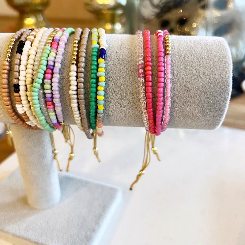 Small Bead Bracelet - Etsy