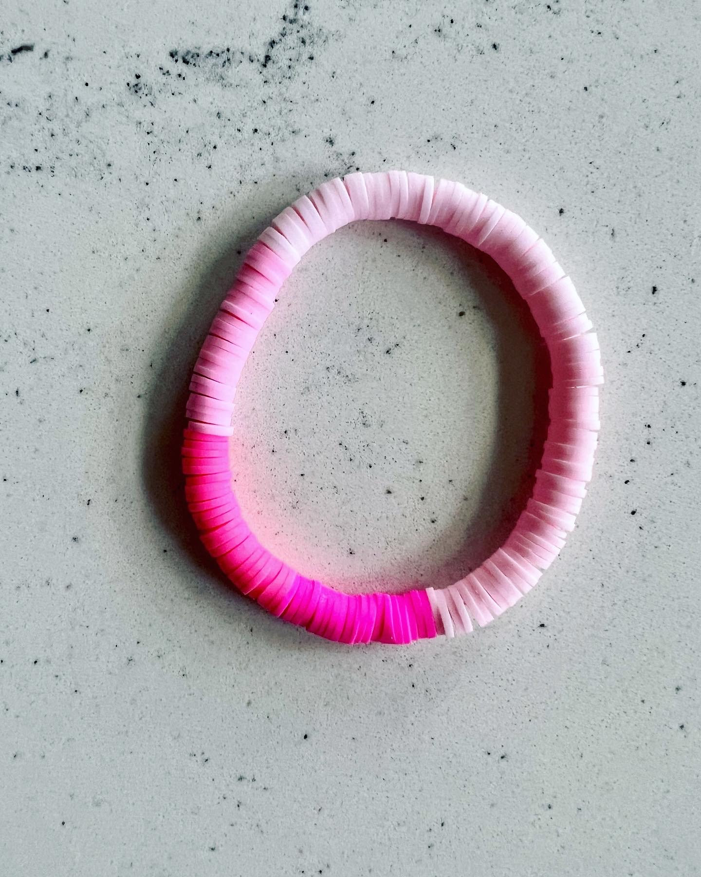 Sunset Over Miami Clay Heishi Bead Stack Bracelets, Stack Set for Men ...