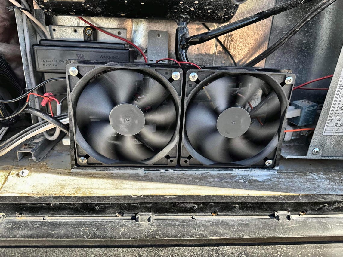 Rv Fridge Cooling Fan Kit - Etsy Canada