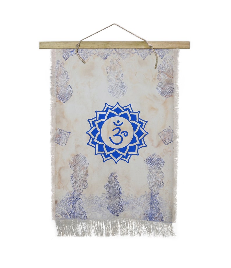 Sanskrit Meditation Symbol/hindu Symbol Scroll/boho Chic Sanskrit Wall ...