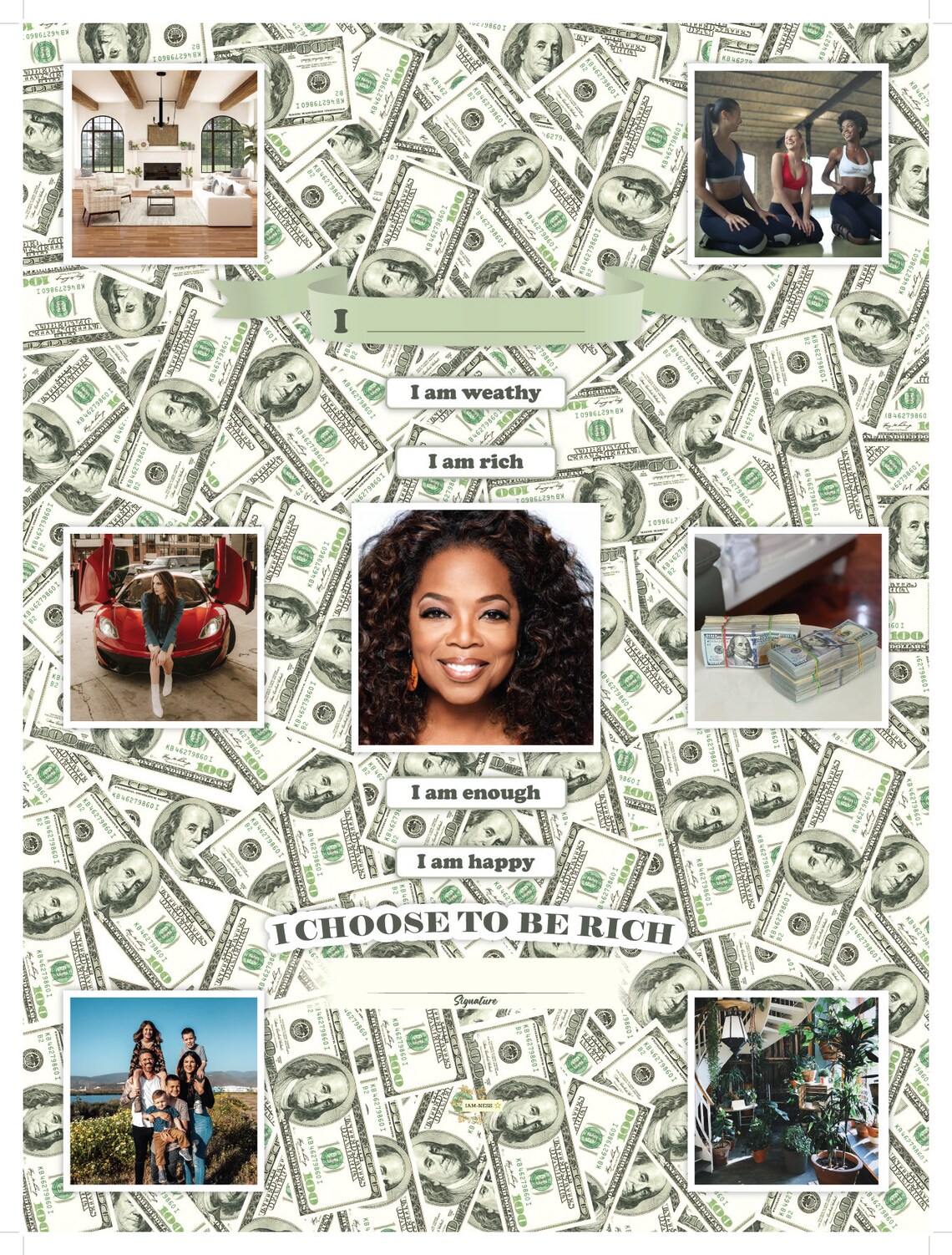 Printable Vision Board Templates/goals Vision Boards/manifestation ...