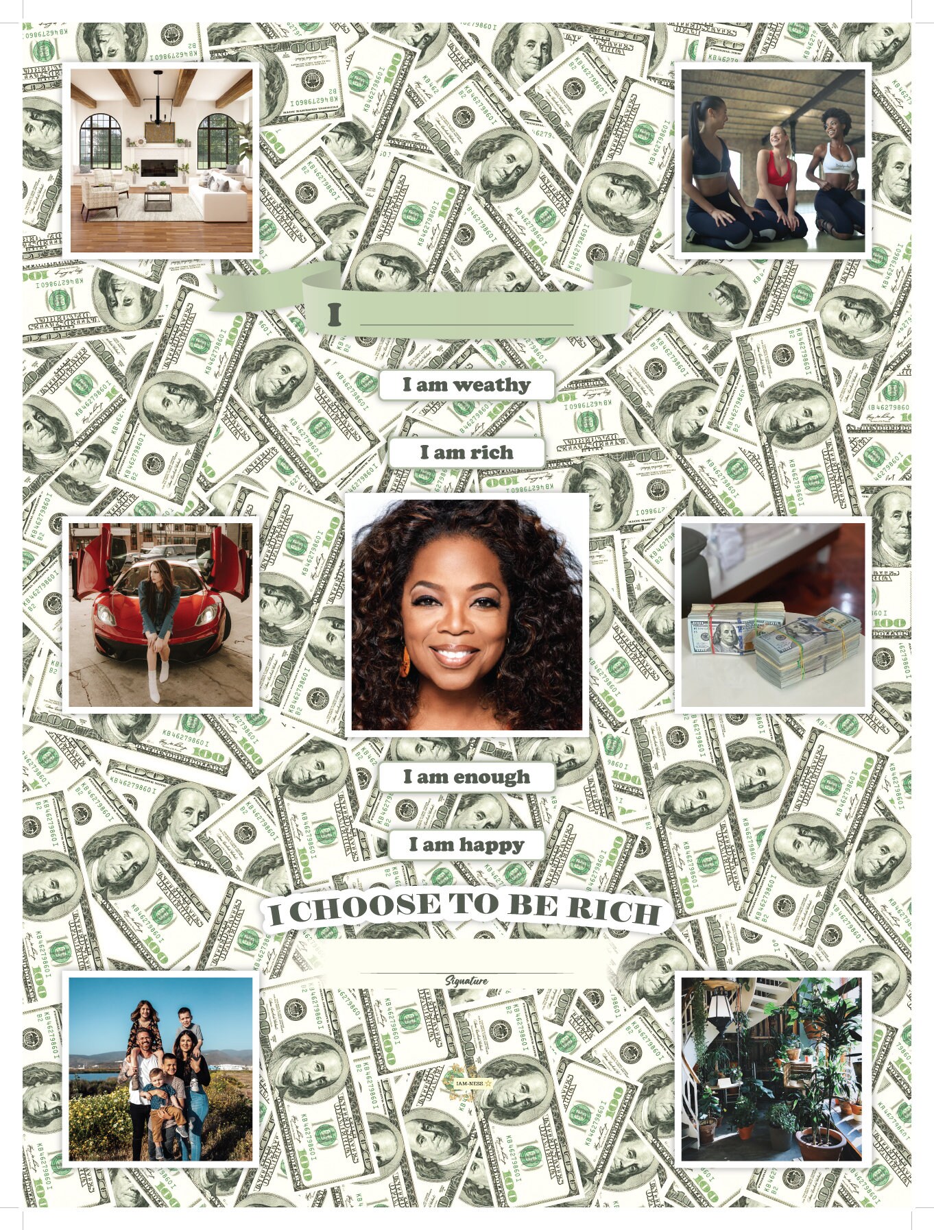 Printable Vision Board Templates/goals Vision Boards/manifestation ...