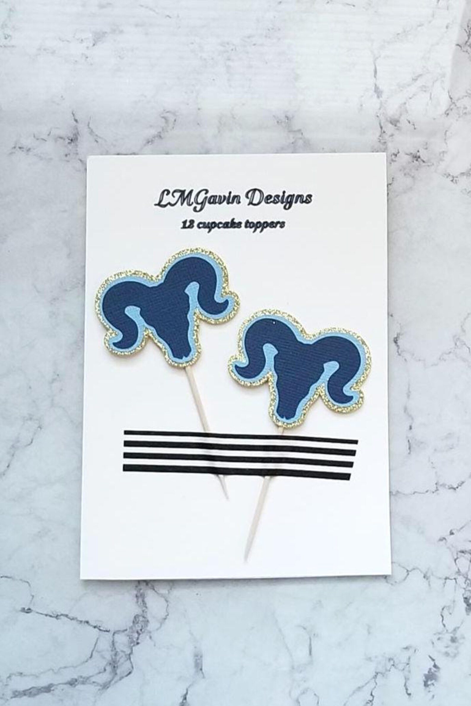 Ram Cupcake Toppers - Etsy