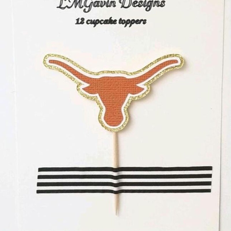Longhorn Cake Topper - Etsy