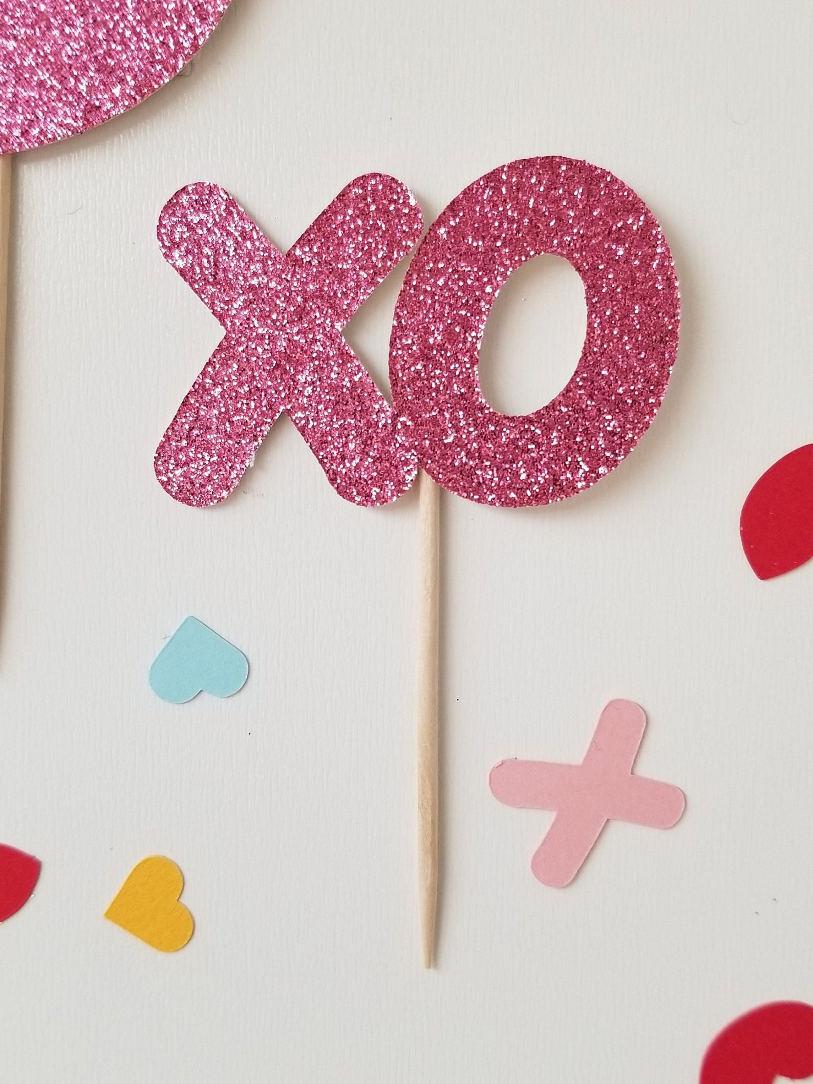 Hugs and Kisses Cupcake Toppers - Etsy