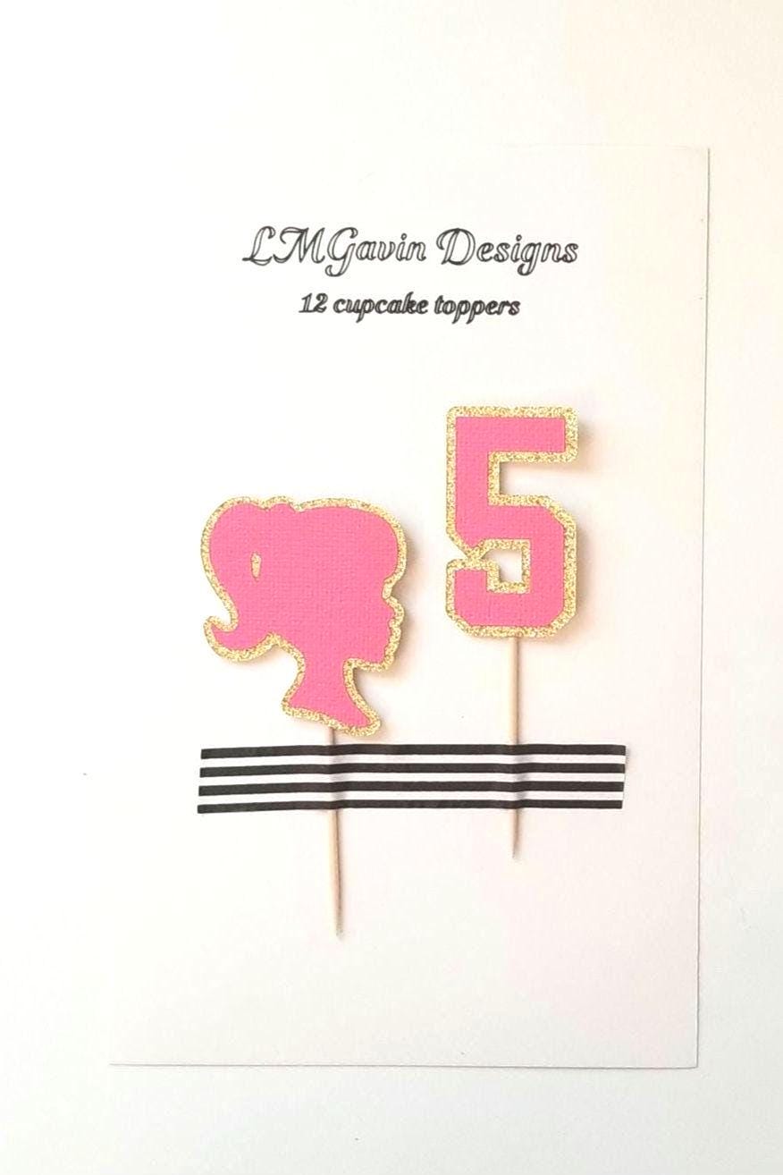 Fashion Doll Cupcake Toppers - Etsy