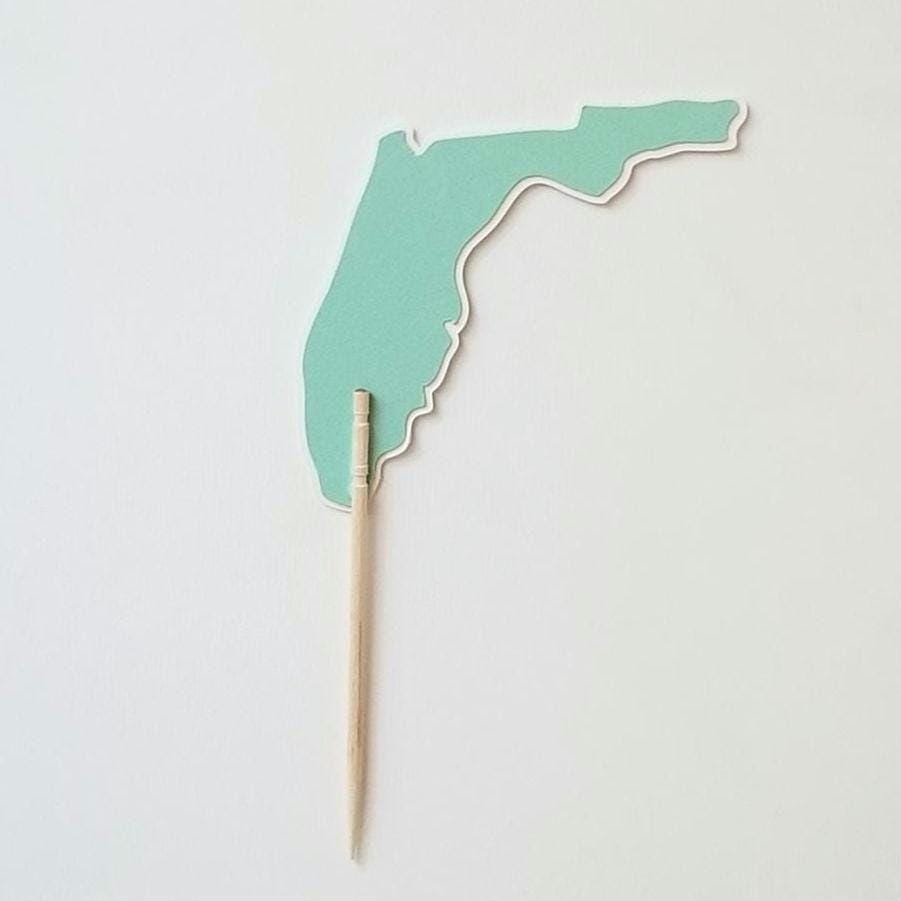 Florida Cupcake Toppers - Etsy