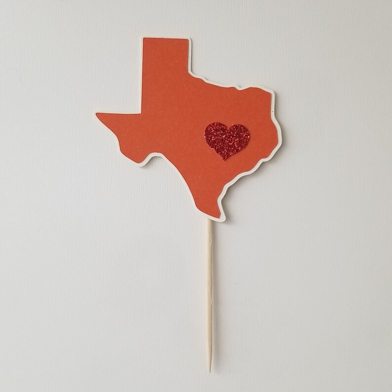 Texas Cupcake Toppers - Etsy