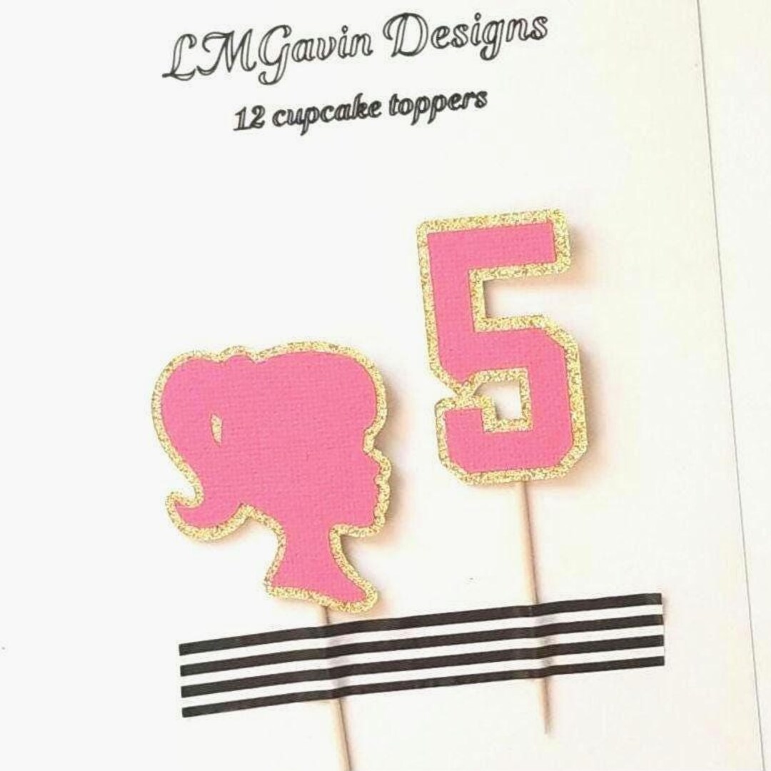 Fashion Doll Cupcake Toppers - Etsy