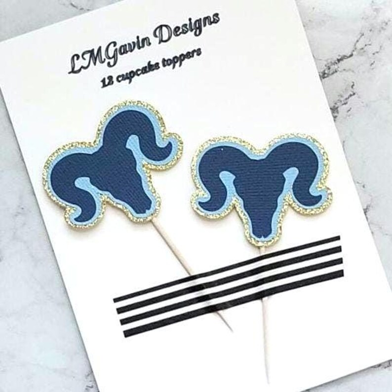 Ram Cupcake Toppers - Etsy
